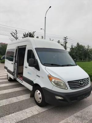 China JAC Mini Bus Second Hand Xingrui Isuzu Engine 17 Seats leather Luxury Transport for sale