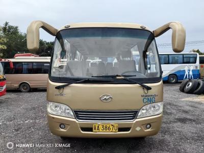 China Hi-ger Minibus 19 Seater CNG KLQ6609 Luxury Commuter Shuttle Bus for sale