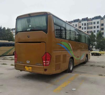 China 54 Seat Used Rv Bus 2014 Year Made 199 Kw Rated Power A Layer And Half Steel Plate for sale