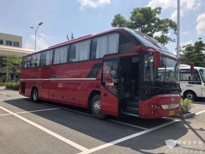 China Used Coach Bus Higer LCK612512m 24-55 Seats Diesel Engine With AC for sale