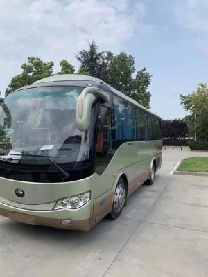 China 35 ônibus diesel usado de Yutong dos assentos ZK6809 com largura do ônibus da milhagem 2450mm de 65000km à venda