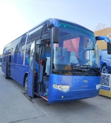 China Higer KLQ6129 53 Seats Rear Engine Used Coach Bus Double Doors Steel Chiassis for sale