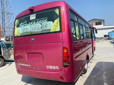 Cina Yutong usato trasporta il telaio d'acciaio Front Engine Left Steering dell'euro IV del bus del passeggero usato sedili di modello ZK6660 24 in vendita