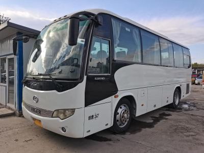 Les sièges utilisés du bus touristique KLQ6856 37 ont laissé autobus utilisé par III en acier de direction d'euro de châssis le plus haut