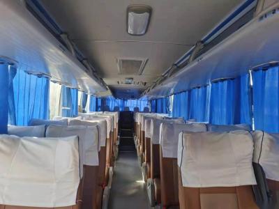 China Used Yutong Bus ZK6110 Left Steering 48 Seats Double Doors Yuchai Rear Engine Low Kilometer Used Tour Bus for sale