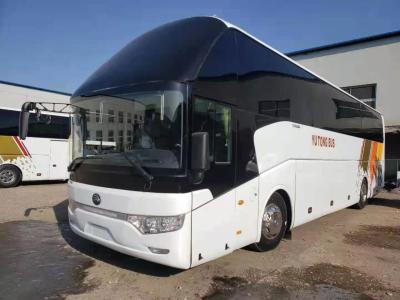 Kilomètre utilisé de moteur de l'euro III Yuchai de portes à deux battants du car ZK6122 53seats de Yutong le bas a employé le châssis d'Airbang de bus touristique