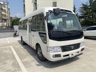 중국 Toyota Coaster 20-30seats 중고 코스터 버스 6GR 엔진 3956ml 중고 미니 버스 판매용