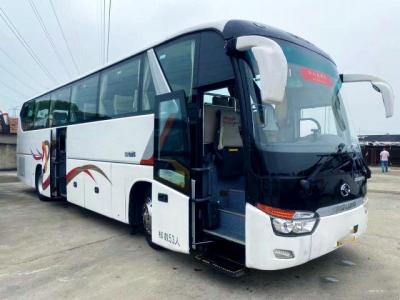 China Used Kinglong Bus 53 Seats Double Doors Used Coach Bus XMQ6129 Left Steering for sale