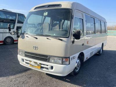 중국 3TR 왼쪽 손 구동 밑받침 버스 3935 밀리미터 차축 거리 토요타 휘발유 밑받침 버스 판매용