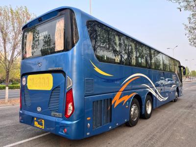 China Kinglong Bus New XMQ6135 Used Coach Buses 56 Seats LHD Front Engine Double Axle for sale
