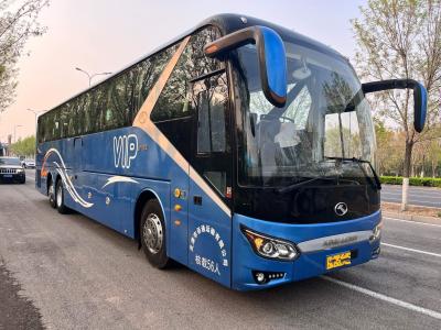 China Kinglong Bus New XMQ6135 Used Coach Buses 56 Seats LHD Front Engine Double Axle for sale