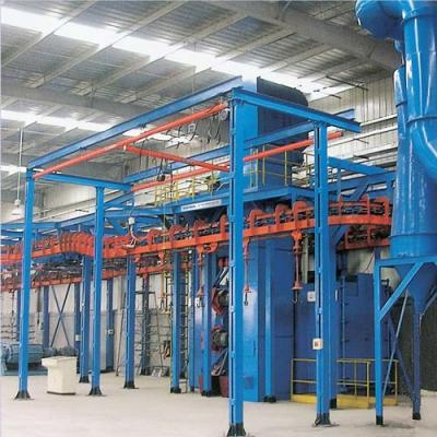 China Q38, Q48 series catenary type shot blasting machine for Foundry Industry for sale