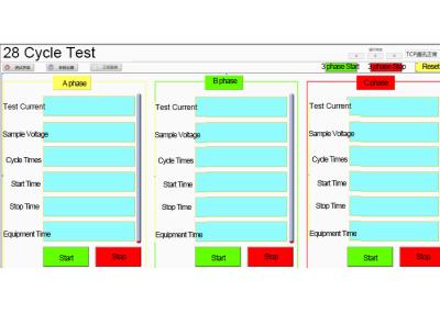 China IEC 60898-1 Circuit Breaker 28 Cycles Test Equipment 30V250A for sale