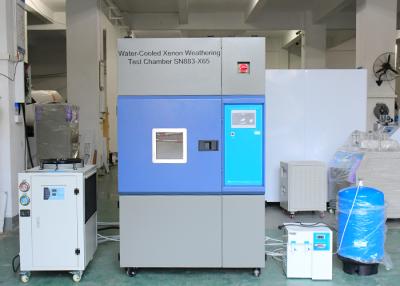 China SAE J2527 Water-Cooled Xenon Weathering Test Chamber For Material Aging Simulation testing for sale