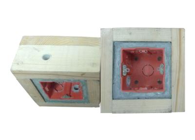 China Temperature Rise Test Accessories Flush-Mounted Box With Pinewood Block IEC 60884-1 Clause19 for sale