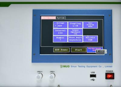 China Equipamento de teste de soada da compatibilidade eletrónica do IEC 61000-4-12 do gerador do teste do sinal da onda à venda