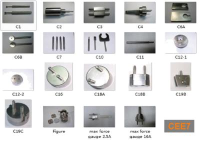 China IEC 60884-1 Plug And Socket Die Steel Gauges Checking Of Dimensions for sale
