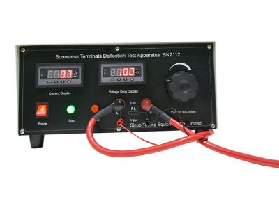 Cina Apparecchiatura 100A della prova di deviazione dei terminali di IEC 60884-1 Screwless in vendita
