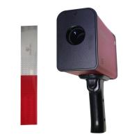 China Anti Scratch Full Metal Jacket Sign Retroreflectometer 32mm Spot 0.2 Degree Observation Angle for sale