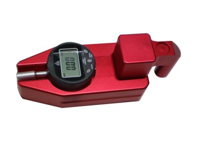 중국 두께 게이지에 ±0.1mm 최소의 해상도를 찍는 빨간색 알루미늄 합금 길 판매용
