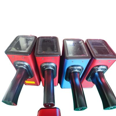 China Handheld Laser Distance Meter Yellow Grey and Calibration Plate for Accurate Distance Calculation for sale