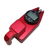 China Red Portable Marking Digital Thickness Gauge 0-12.7mm Range with 0.02mm Accuracy for Pavement Measurement for sale
