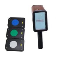 China Red Traffic Sign Retroreflectometer with 8GB Storage and 3500mAh Battery - Patented Optical System for sale
