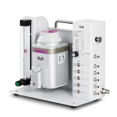 China Multi-output Anesthesia Machines, 5ch Small Animal Anesthesia Machine-Isoflurane,Easy Fil for sale