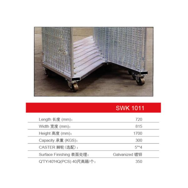 Quality Torin SWK1011 High Quality Foldable Steel Mesh Drum Truck, Four-wheel Industrial for sale