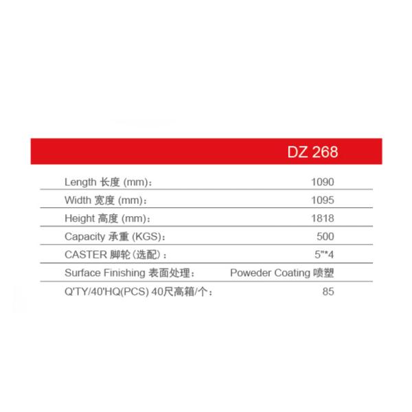 Quality Torin Dz268 High Quality Foldable Storage Container With Wheels, Storage Cart, for sale