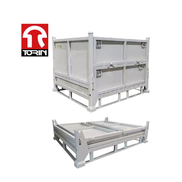 Quality Torin DZ639Wholesale Metal Steel Box Material Logistics Turnover Boxes Container for sale