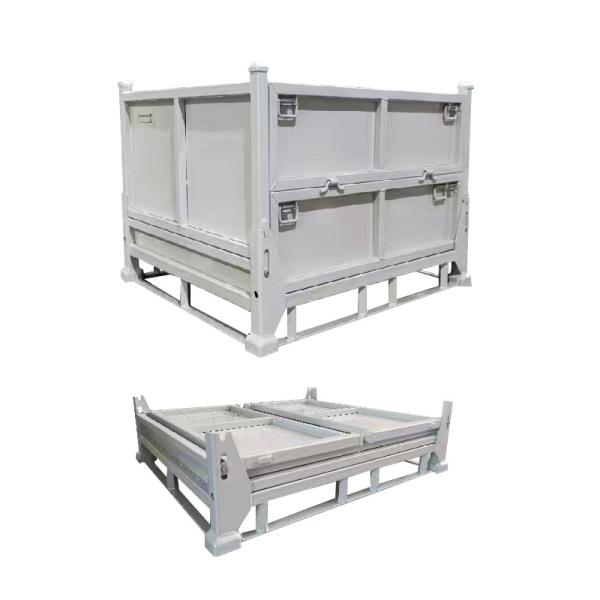Quality Torin DZ639Wholesale Metal Steel Box Material Logistics Turnover Boxes Container for sale