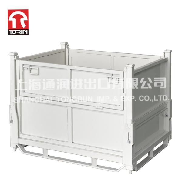 Quality Torin LK20 Folding Half Door Metal Cage Wire Mesh Container Metal Pallet for sale