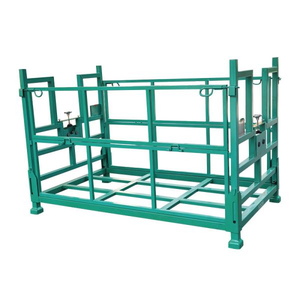 Quality Torin DZ581 Folding Stackable Half Open square Pipe Box Wire Mesh Pallet for sale