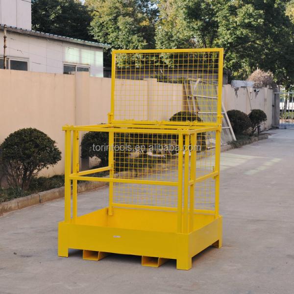 Quality Torin LK74 Large Welded Mesh Powder Coated Finish Folding Forklift Metal Safety for sale