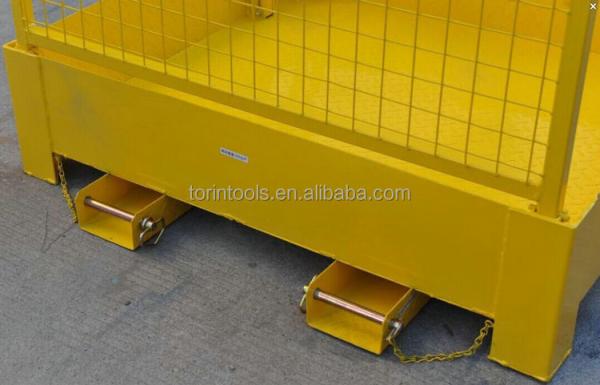 Quality Torin LK74 Large Welded Mesh Powder Coated Finish Folding Forklift Metal Safety for sale