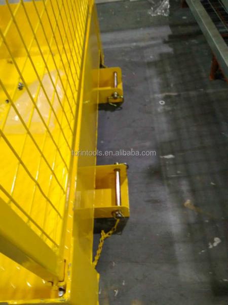 Quality Torin LK74 Large Welded Mesh Powder Coated Finish Folding Forklift Metal Safety for sale