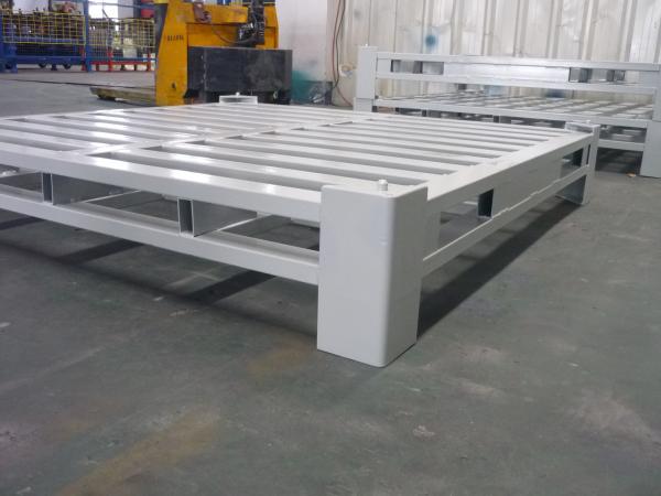 Quality Torin LK35A Warehouse Forklift Storage Heavy Duty Galvanized Metal Steel Pallets for sale