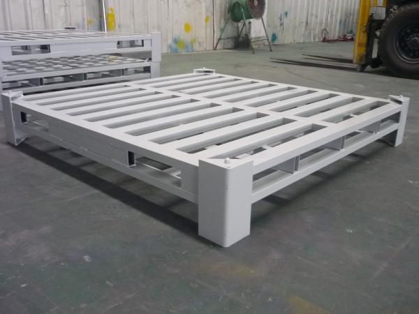 Quality Torin LK35A Warehouse Forklift Storage Heavy Duty Galvanized Metal Steel Pallets for sale