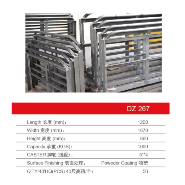 Quality Torin Dz267 Industrial Goods Mobile Heavy Loading Steel Four-Wheel Handcart for sale