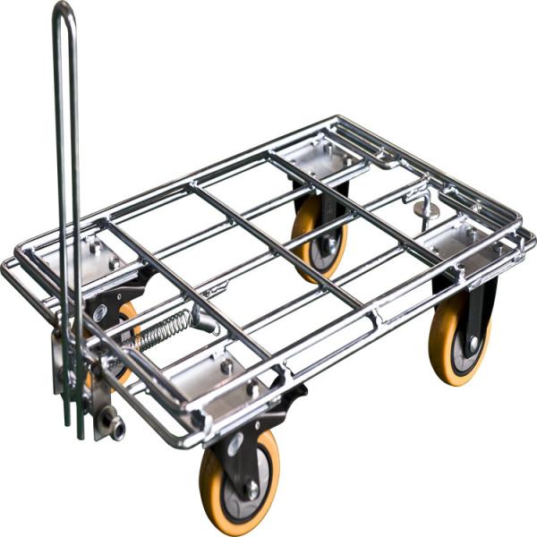 Quality Car Cargo Silent Car Roll Cart Torin DZ31 Stainless Steel Car Folding Flat Roll for sale