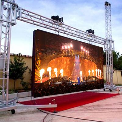 China Shenzhen Stadiums-Mietereignis-großer Werbung- im Freienaluminiumschirm geführte Videowand des Druckguss-tragbarer P4 P5 P6 schlüsselfertiger zu verkaufen
