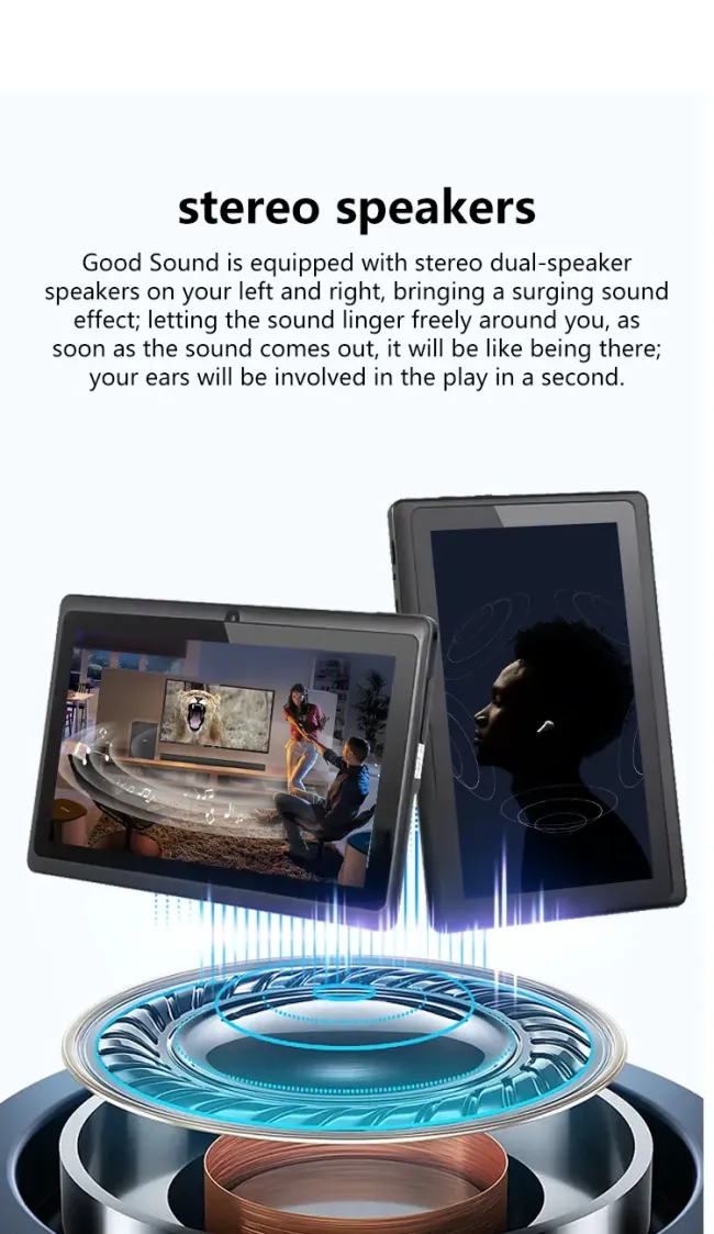 Wholesale 7-Inch Screen Smart Gaming Tablets Pcfast Processor WiFi 4G Network SIM Card New Processed Product for Kids