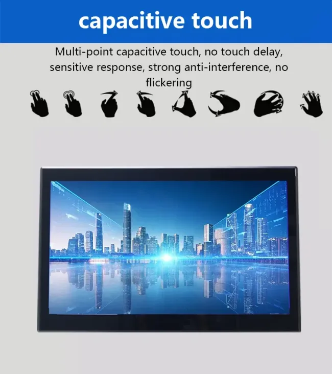 OEM 15.6 Inch All-in-One POS Terminal Capacitive Touch POS Machine with 8-Bit Customer Display for Cash Register Operations