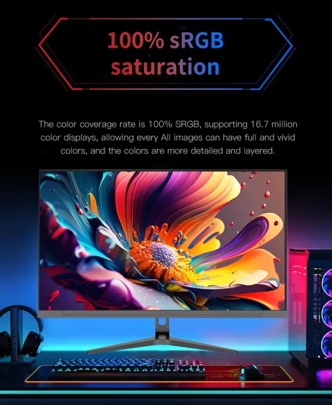 Original 32-Inch 2K/4K Ultra HD Gaming Monitor New Design LED Computer Display Screen Hdr Low Blue Light with Serial Interface