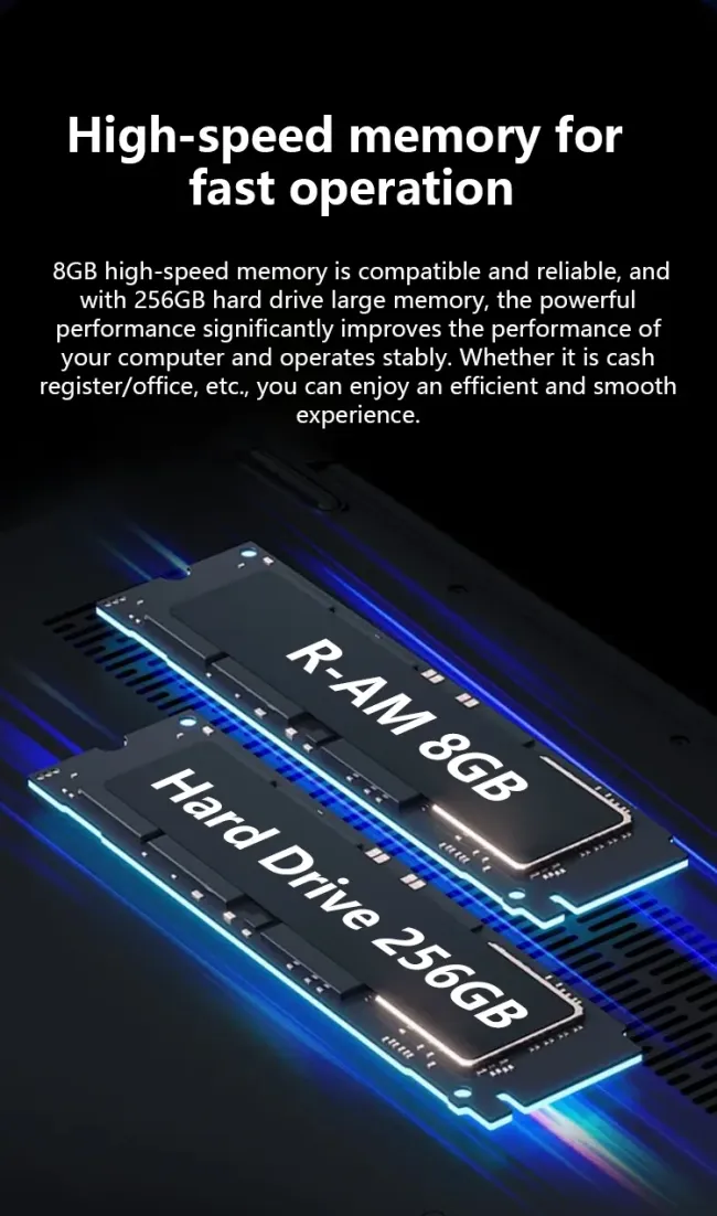 Factory Custom 11.6 15.6inch Dual Screen Touch All in One POS Machine Cash Register Terminal POS System Optional Printer Barcode Scanner Retail Store Checkout