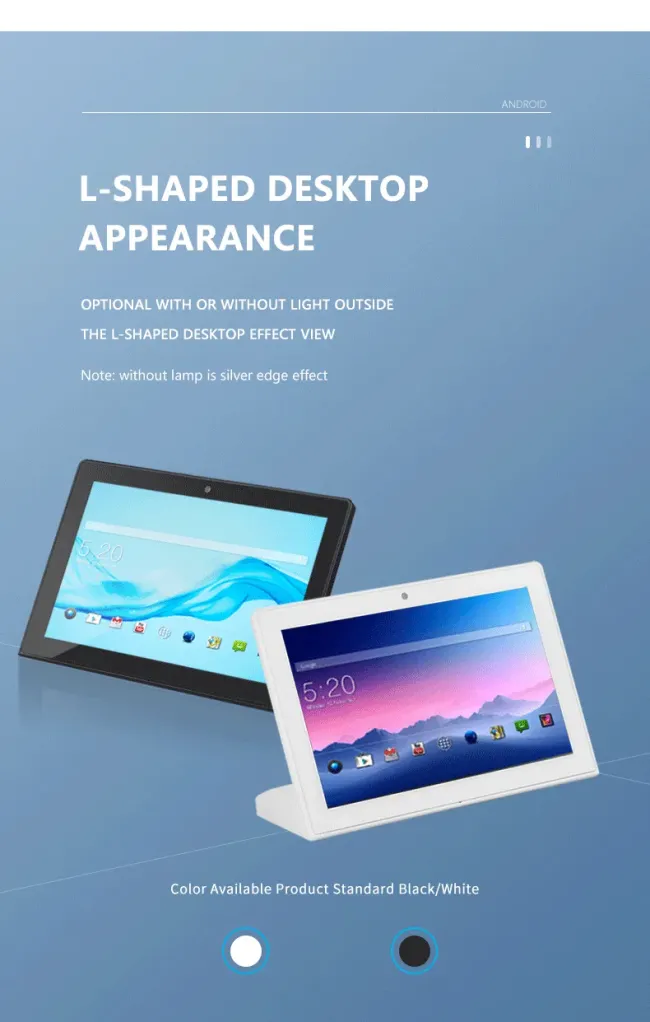 Latest Design L-Shape 8/10/14/15.6 Inch Android 14 Tablet PC NFC Tablet 4G Tab WiFi Rich Interface Capacitive Screen Tablet PC