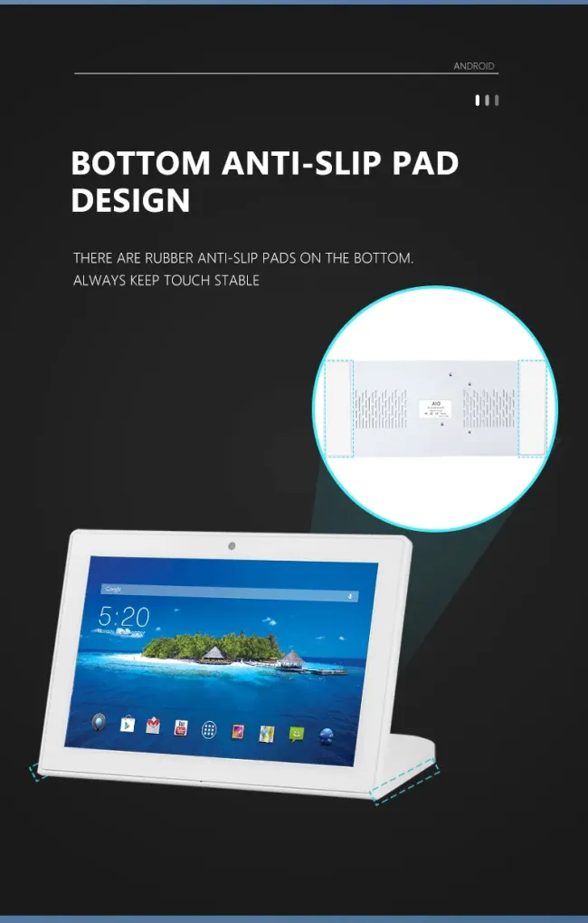 Latest Design L-Shape 8/10/14/15.6 Inch Android 14 Tablet PC NFC Tablet 4G Tab WiFi Rich Interface Capacitive Screen Tablet PC