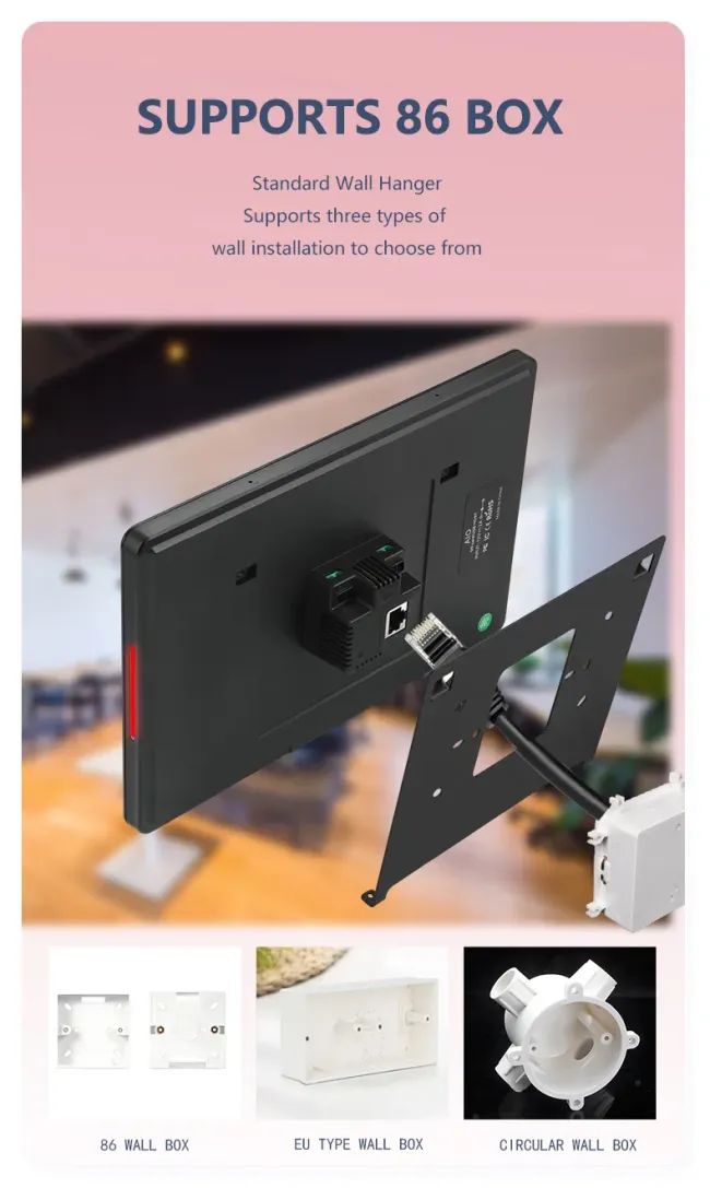 Newest Design Wall Mount 8/10/15.6 Inch Smart Home Tablet PC Android 13 Rk3566 Poe Touch Screen Tablet Smart Home Control Tablet