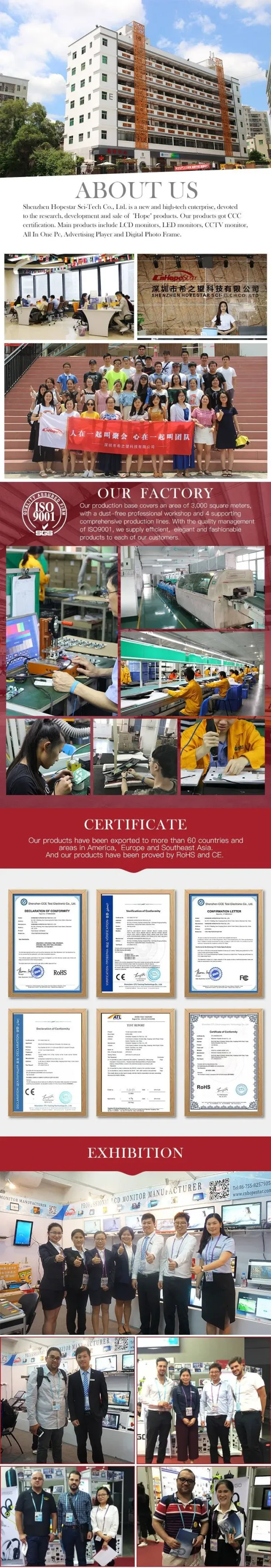 Factory Direct Sell 10 13.3 14 15.6 21.5 24 32 Inch Android 14 Tablet PC IPS Screen Tablet Wall Mounting Tablet PC